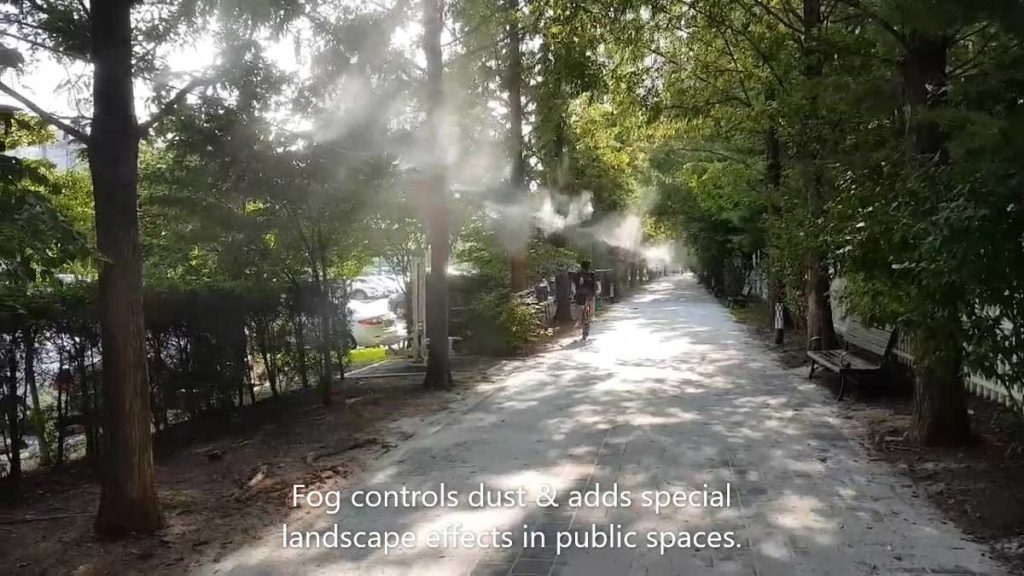 Comfort and Beautification With Fog - Microcool :: Cooling Fog Systems